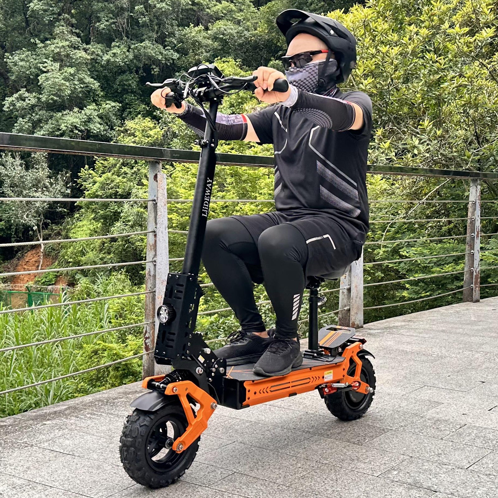 Electric Scooter Review Foldable with Seat Adults Top Liideway G1